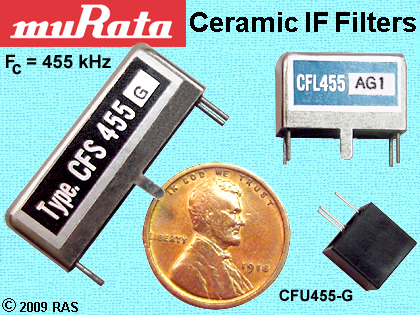 (3) pc 455 KHz IF Ceramiic FILTER Assortment - by Murata | eBay